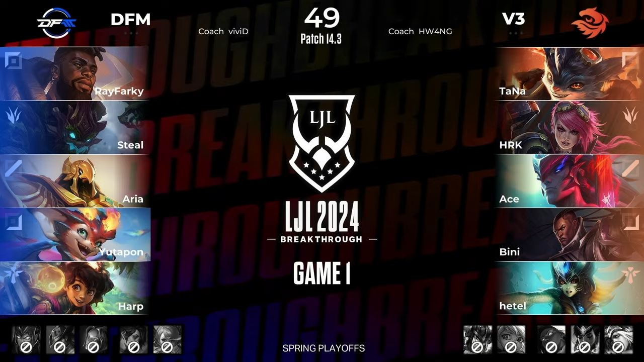 【LJL プレイオフ】DFMがV3を圧倒！Ariaが大暴れ / ゆーみ速報
