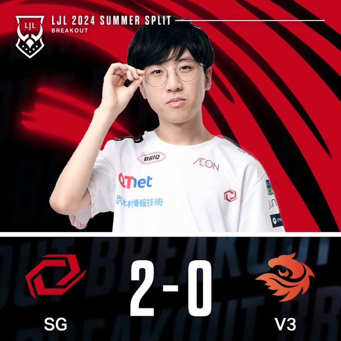 【LJL Day8】SGは久々の2-0勝利！V3はTanaキャリーを遂行しきれず… / ゆーみ速報
