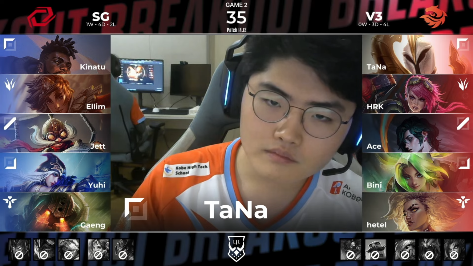 【LJL Day8】SGは久々の2-0勝利！V3はTanaキャリーを遂行しきれず… / ゆーみ速報