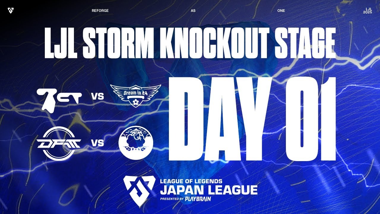 LJL STORM KNOCKOUT STAGE Day1が終了 BCT/DFMAが勝利、DM/YYGが敗退 / ゆーみ速報